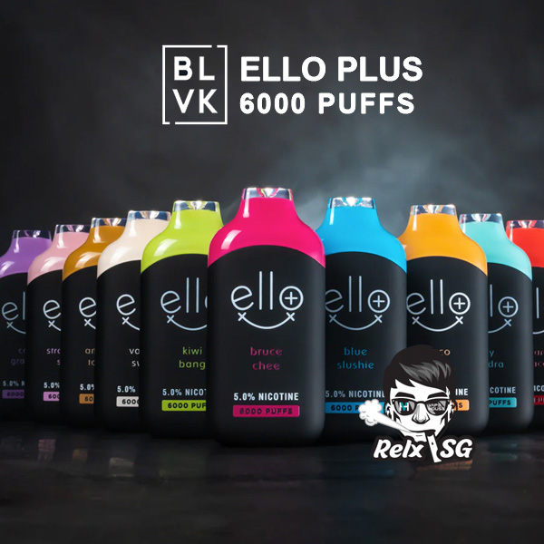 BLVK Ello Plus 6000 Puffs Disposable Pod - RELX SG Vape Shop