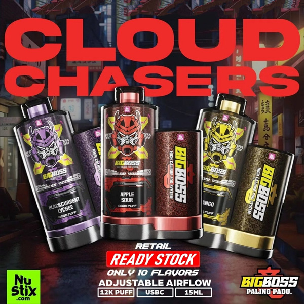 NUSTIX Big Boss 12000 Puffs Disposable Pod - RELX SG Vape Shop