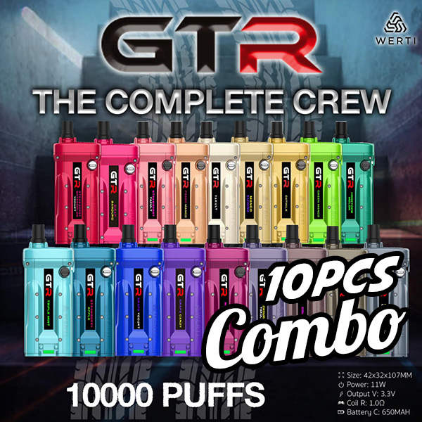 WERTI GTR 10000 Puffs Disposable Pod - RELX SG Vape Shop